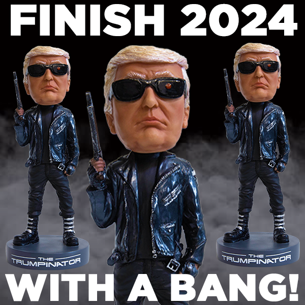 Celebrate 2025 In Style With The Trumpinator Bobblehead