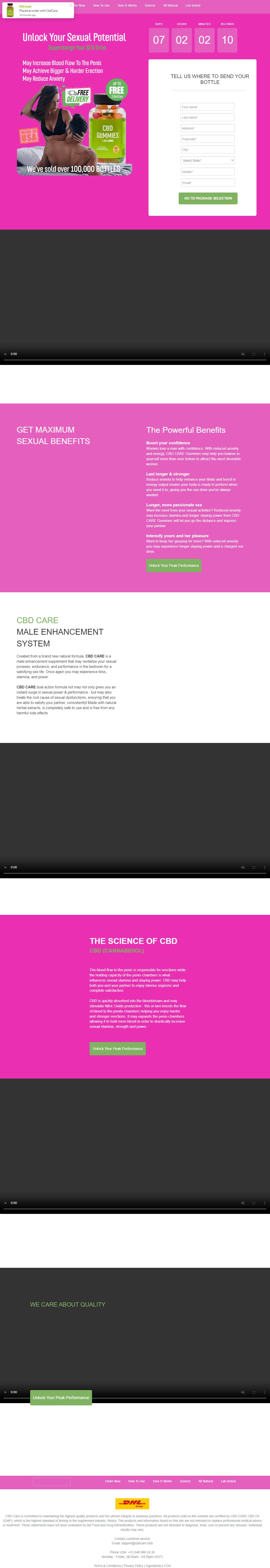 CBD Care Gummies - Sex Drive Preview | MediaScalers