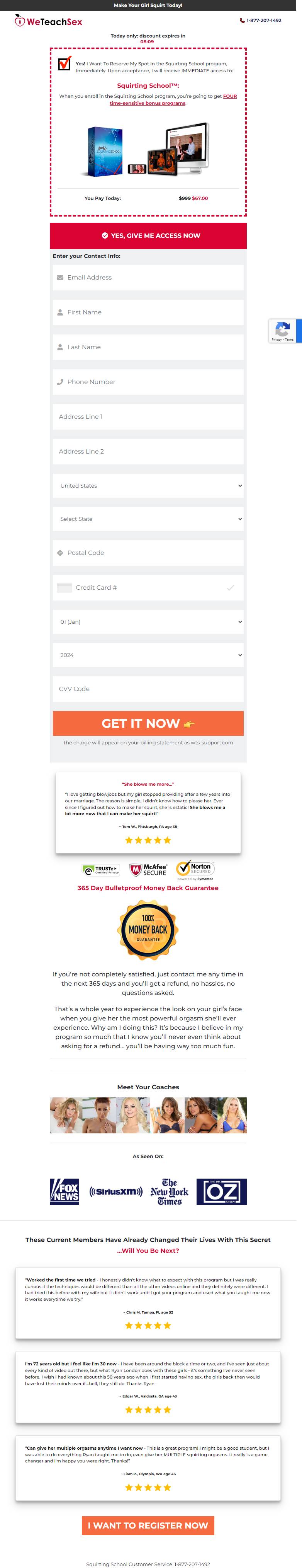 Squirting School Preview | MediaScalers